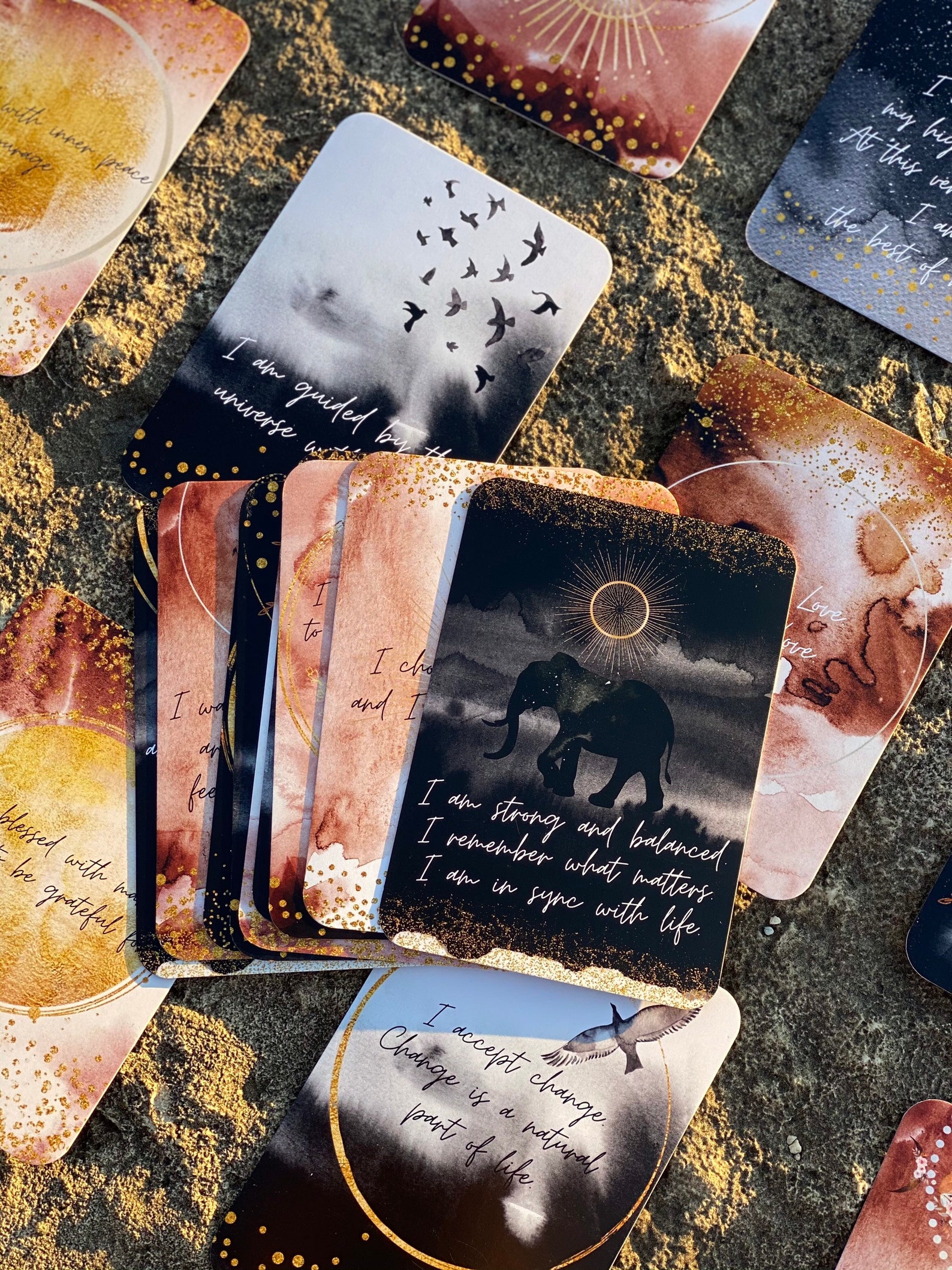 Affirmation Cards Affirmation Cards Set Daily Affirmation - Etsy