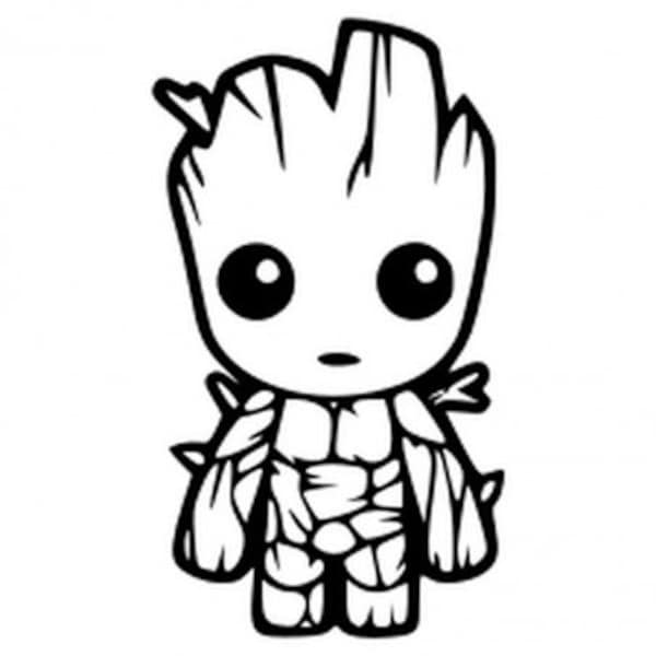 Baby Groot Decals - Etsy