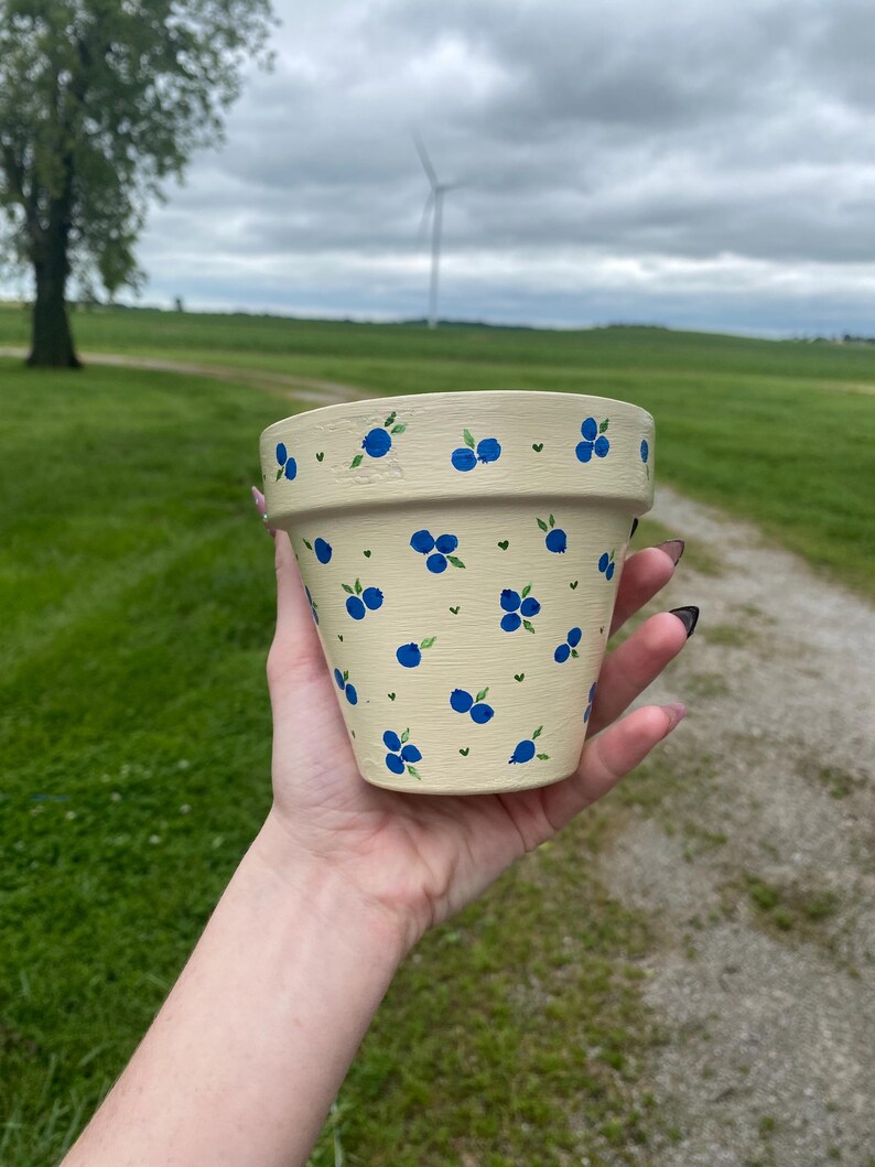 Blueberry Pot - Etsy