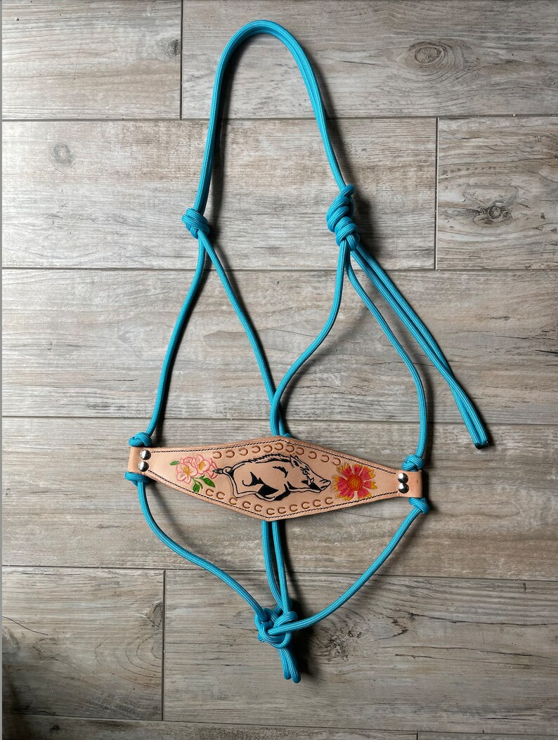 Noseless/bronc Rope Halter - Etsy