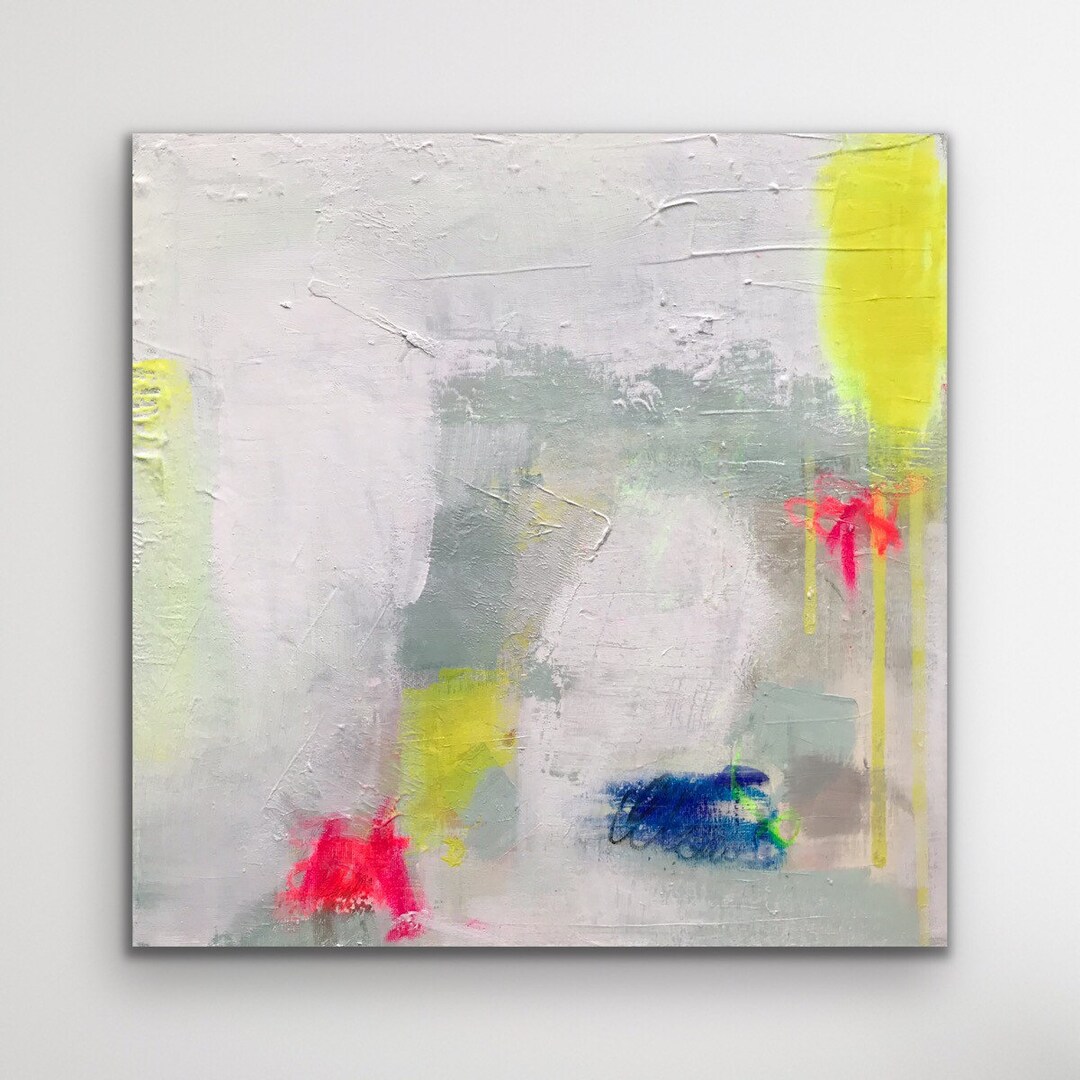 Abstract Painting Abstract Art Square Image 50x50 Modern Art Canvas ...