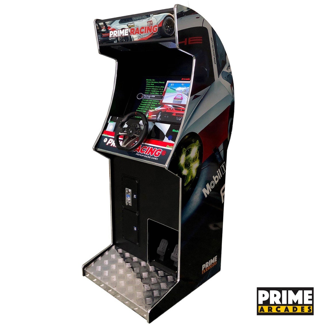 Custom Upright Racing Arcade Machine with 107 Games | Etsy