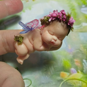 Fairy Garden Baby, Pixie Baby, Newborn Fairy, Fairy Winged Baby, Fae ...