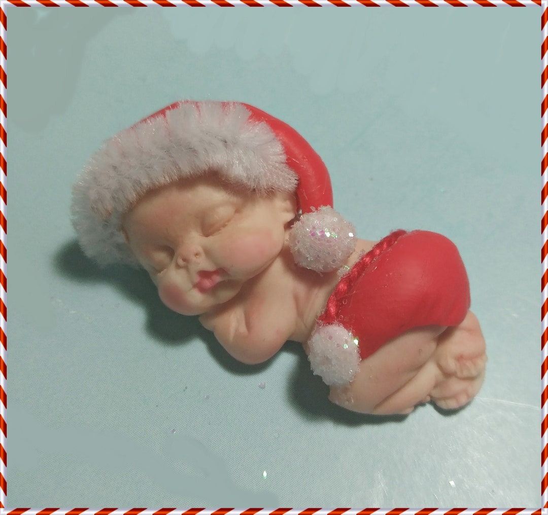 Santa Claus Baby Miniature, Christmas Mini Baby, Christmas Gift Baby ...