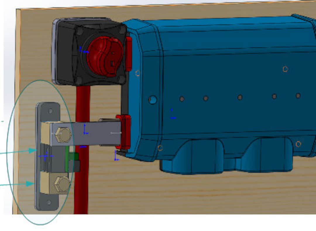 Victron Energy Lynx Distributor BMV712 / Bluetooth 500A Shunt Spacer - Etsy