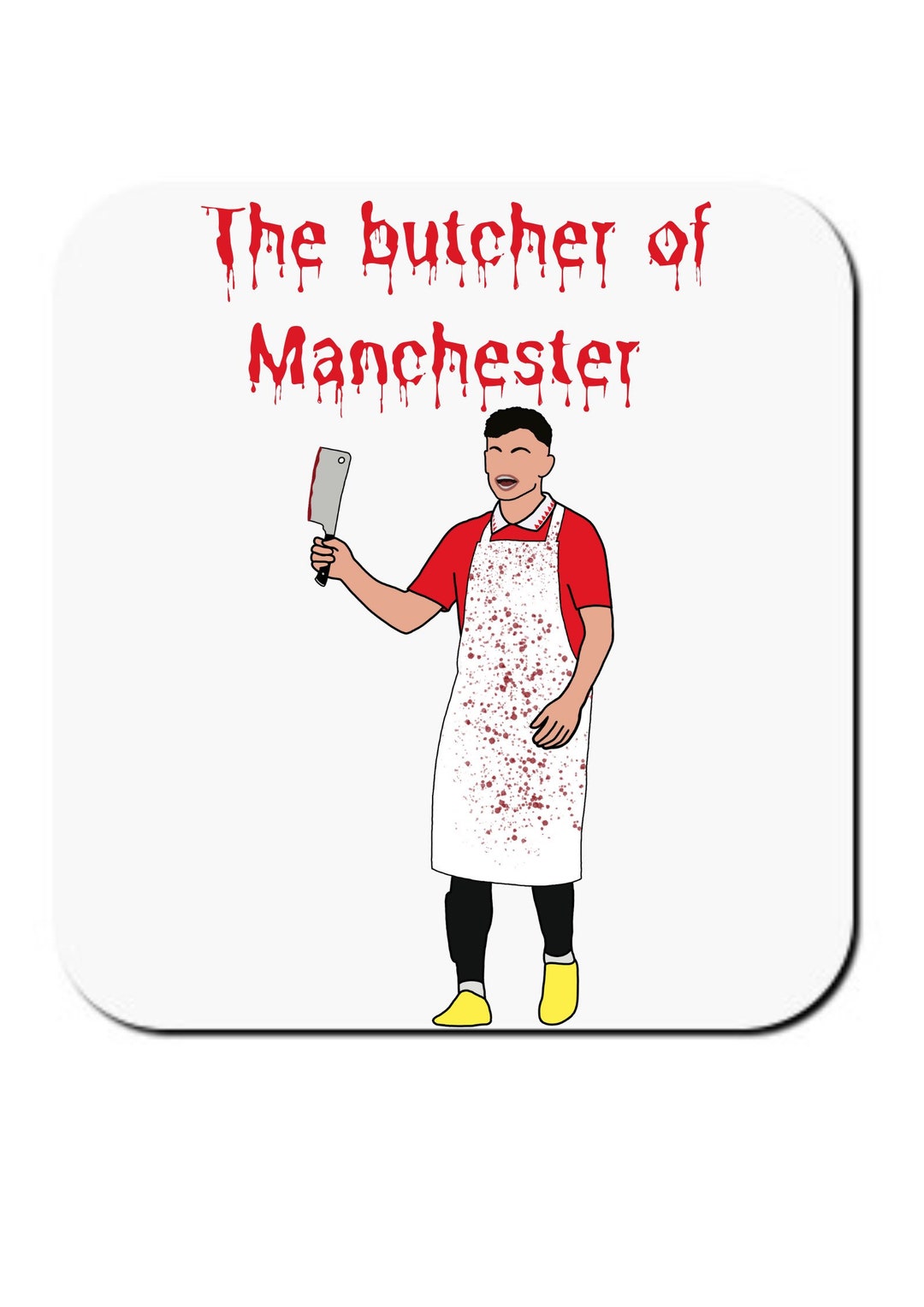 Lisandro Martinez Manchester United Butcher of Manchester Coaster - Etsy
