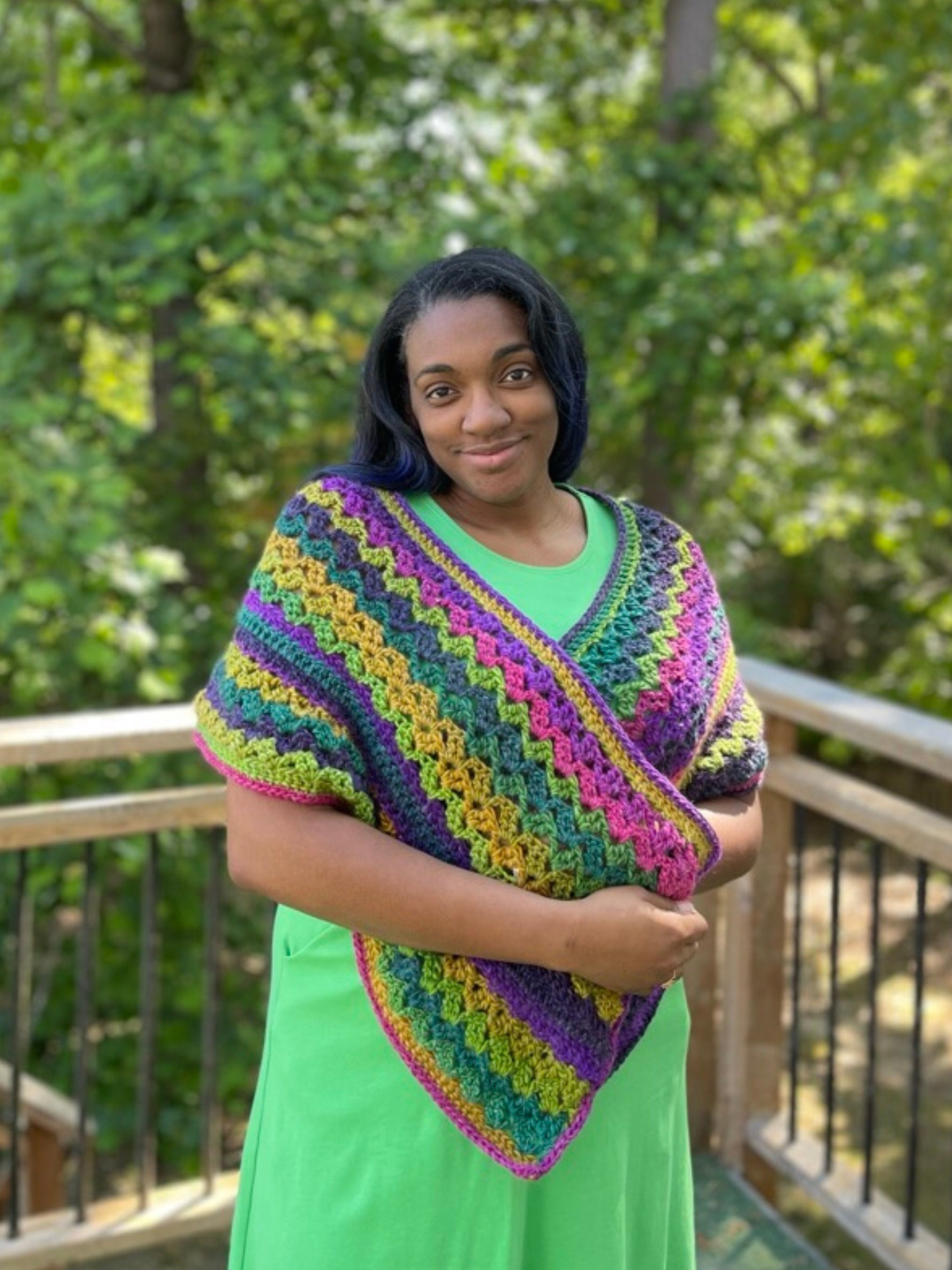 Crochet Wrap, Cascading Waterfall Wrap, Crochet Pattern, Instant ...