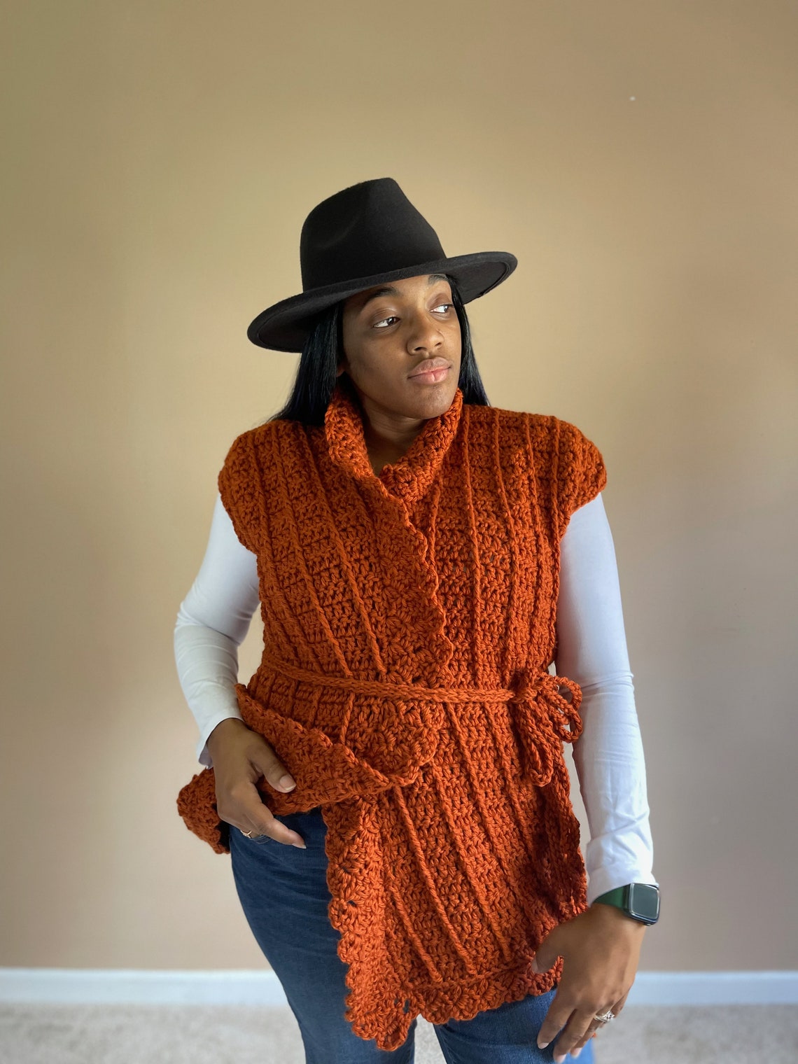 Windin' Vest Crochet Pattern, Bulky Crochet Vest Pattern, Crochet Vest ...