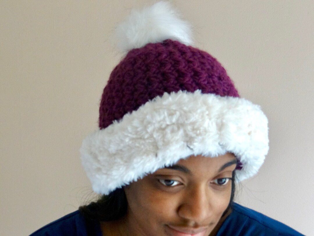 Ashley Cozy Beanie - Easy Crochet Pattern for Bulky Jumbo Yarn, Warm ...
