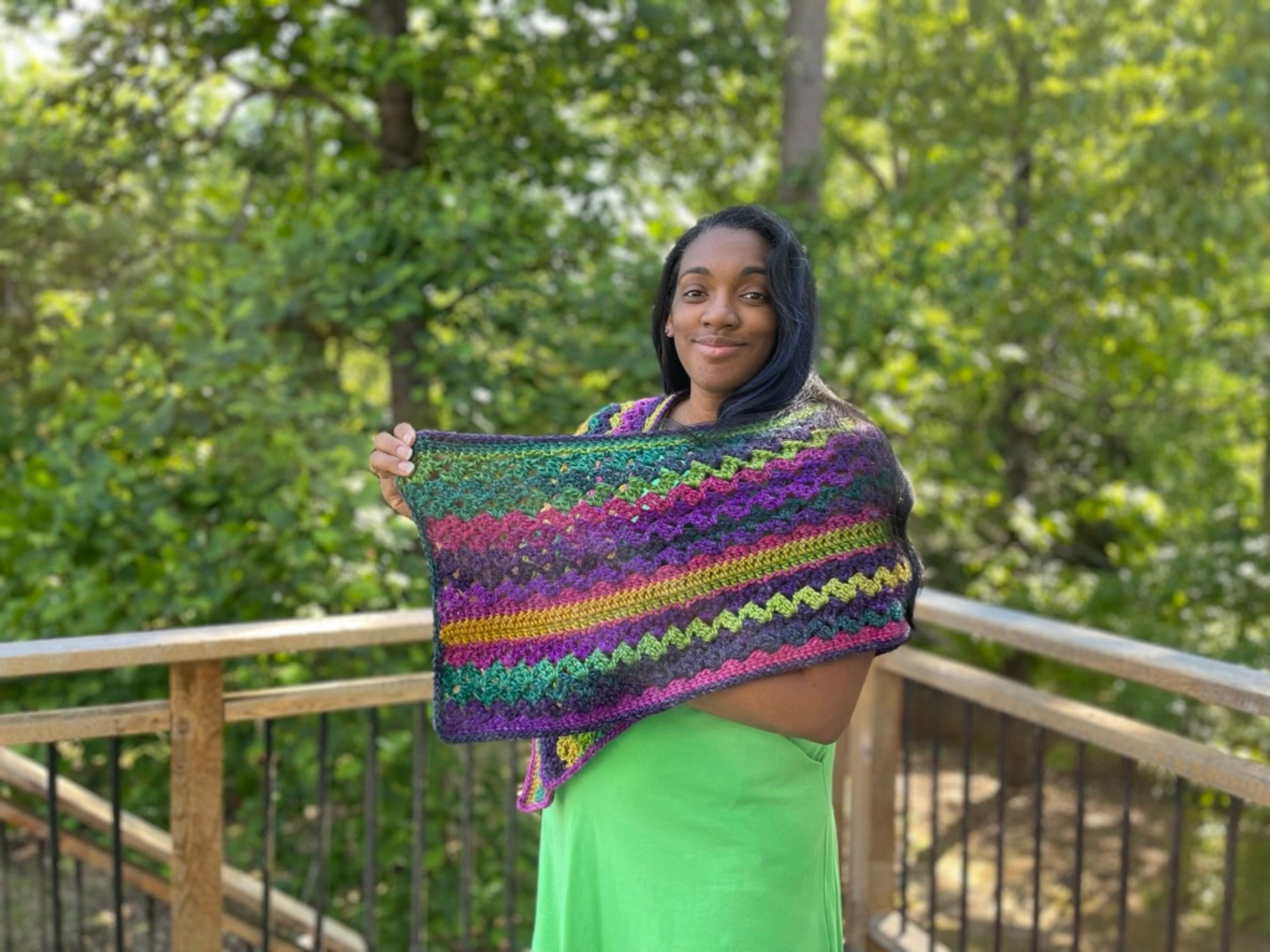 Crochet Wrap, Cascading Waterfall Wrap, Crochet Pattern, Instant ...