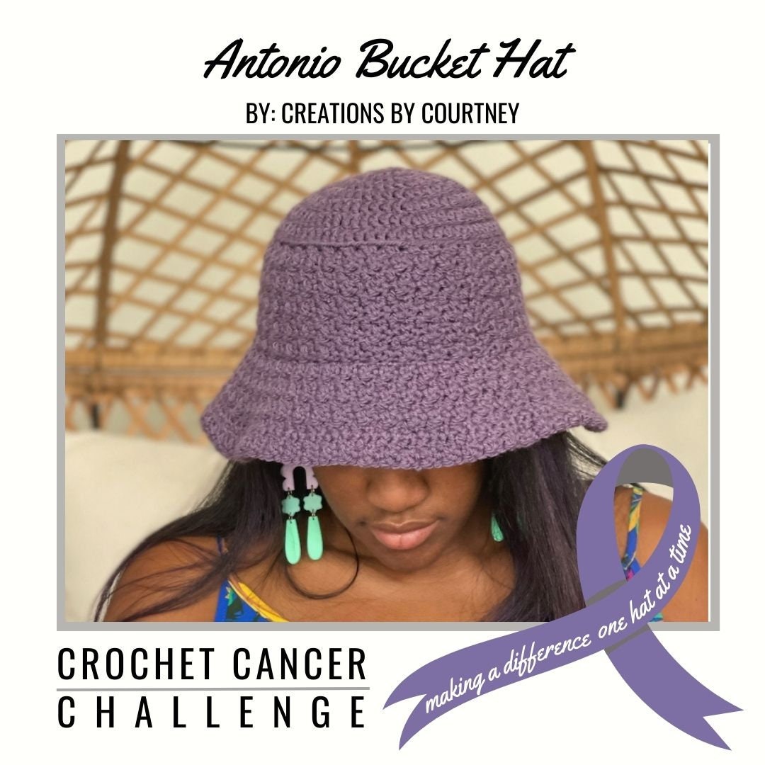 Textured Crochet Bucket Hat Pattern: Antonio Design (instant Download ...