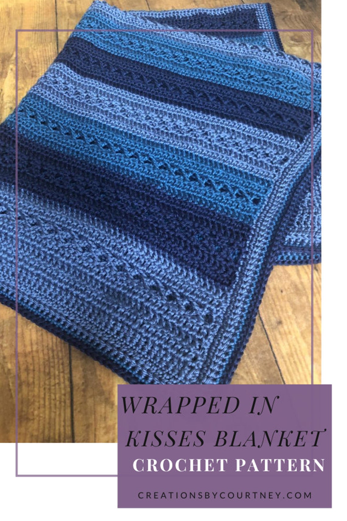 Crochet Blanket Wrapped in Kisses Blanket Crochet Pattern - Etsy