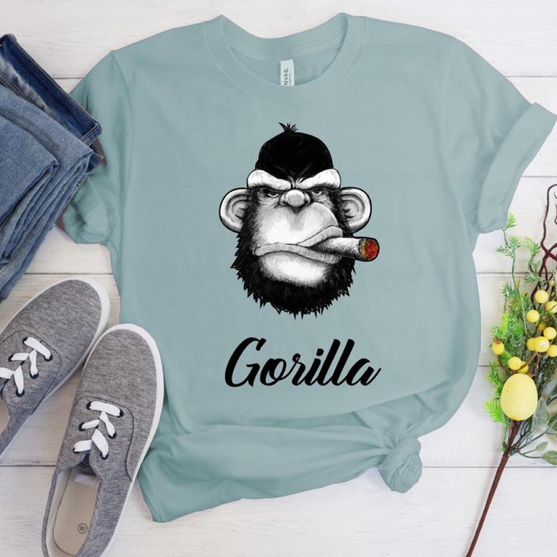 Gorilla T Shirt - Etsy