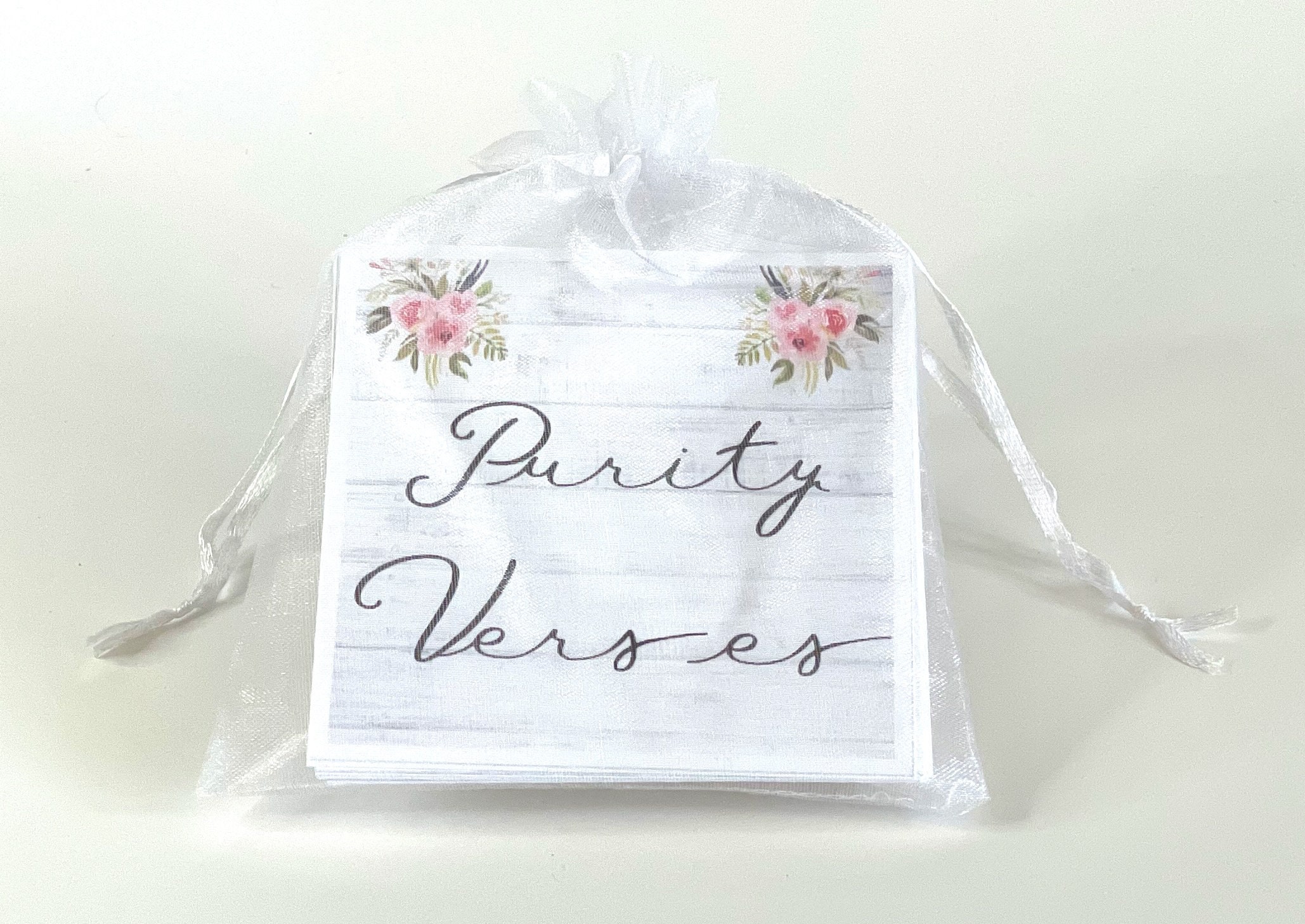 Scripture Cards, Purity Theme Cards, Memorization, Download - Etsy