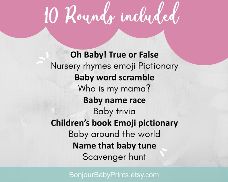 Virtual Baby Shower Quiz, Virtual Baby Shower Games, Zoom Baby Shower ...