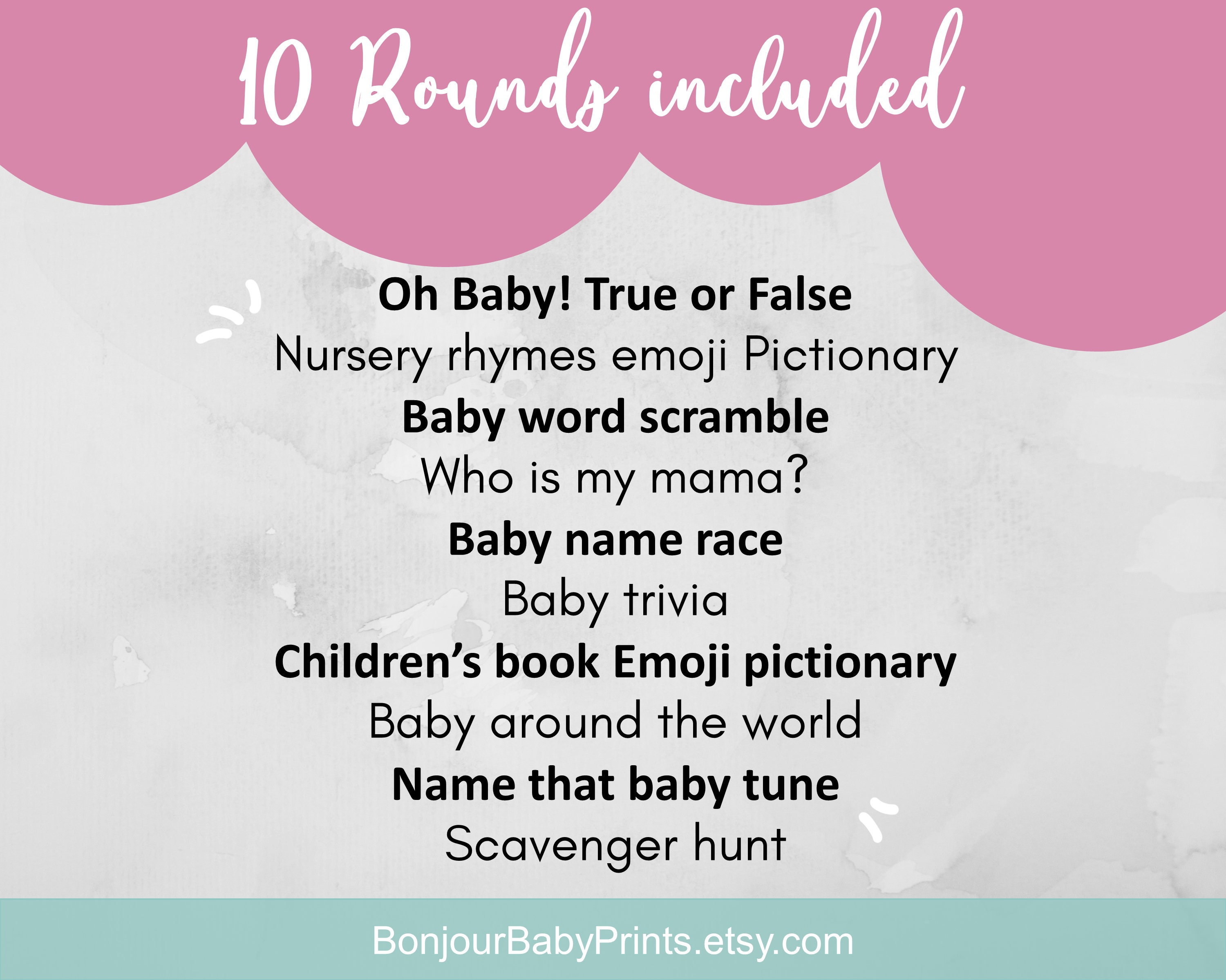 Virtual Baby Shower Quiz, Virtual Baby Shower Games, Zoom Baby Shower ...