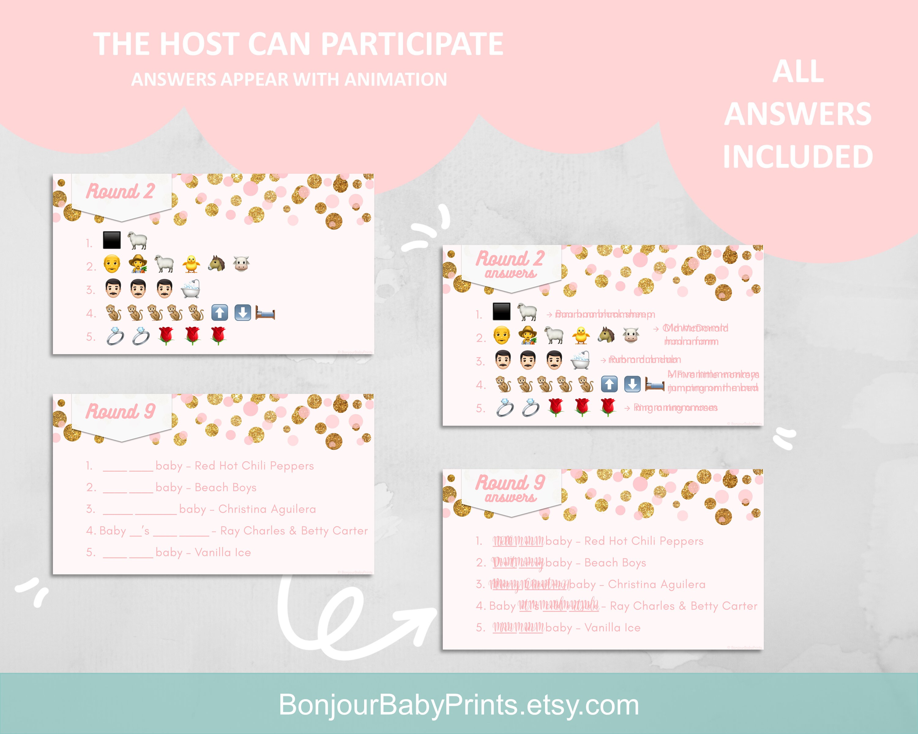 Virtual Baby Shower Quiz, Virtual Baby Shower Games, Zoom Baby Shower ...