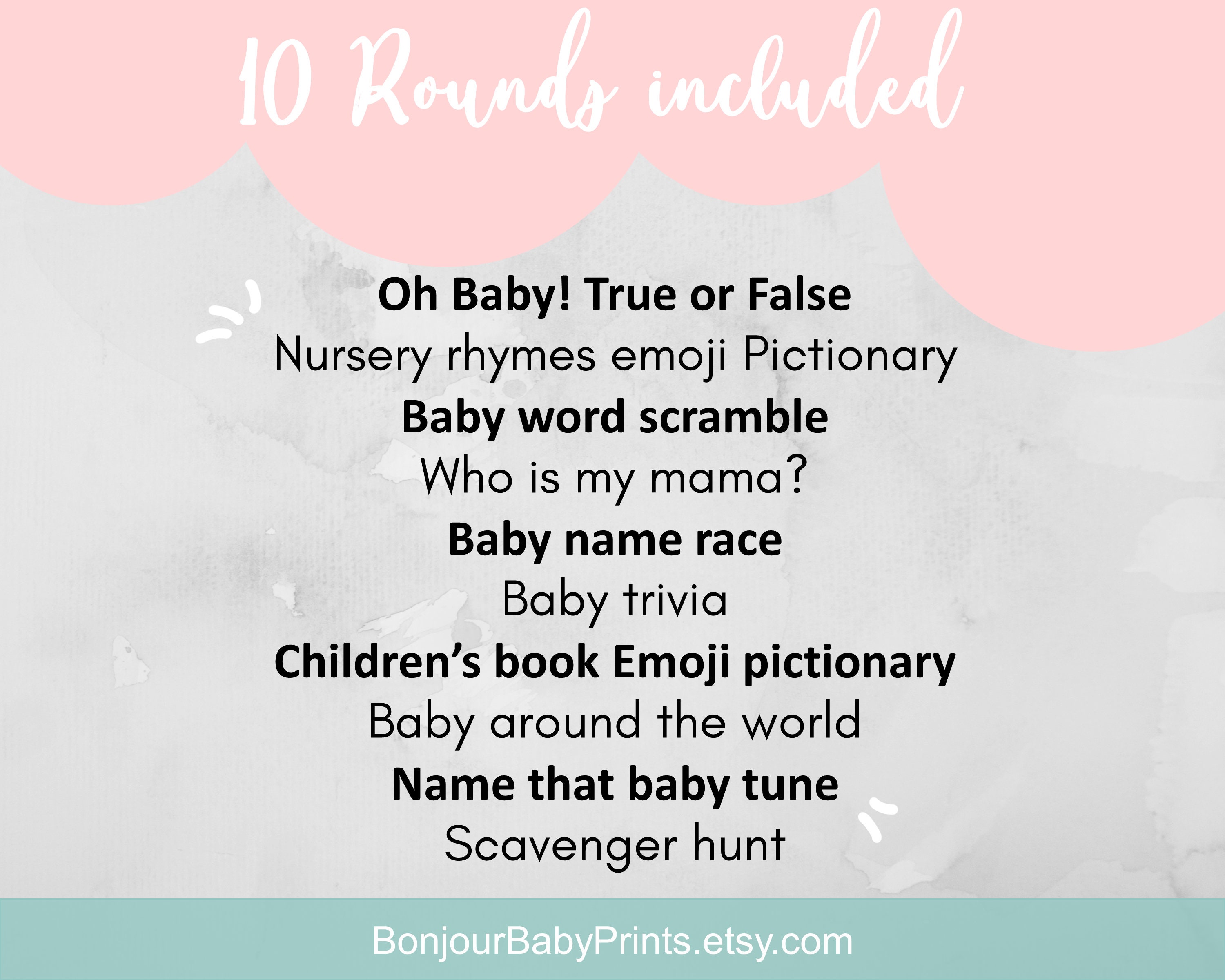 Virtual Baby Shower Quiz, Virtual Baby Shower Games, Zoom Baby Shower ...