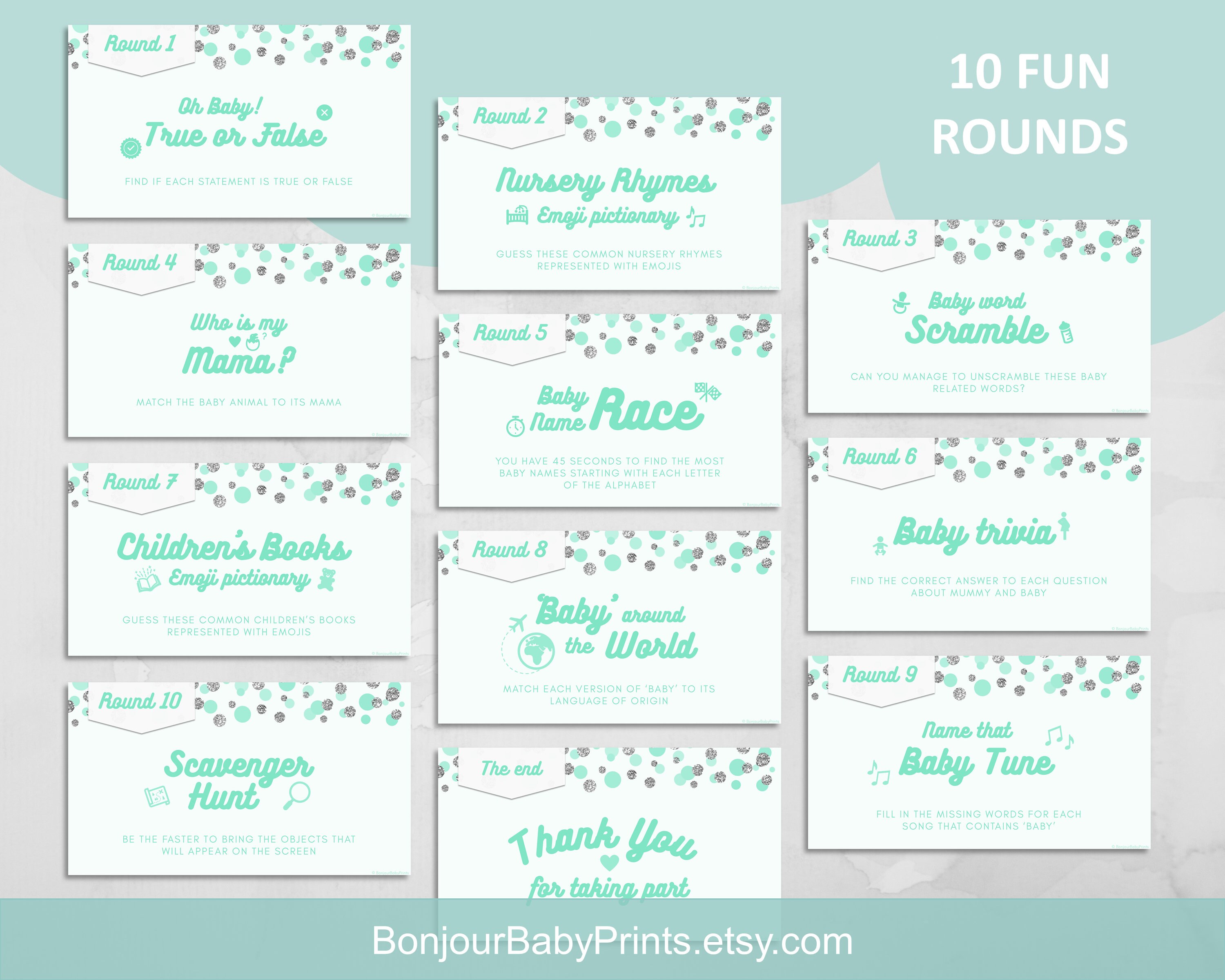Virtual Baby Shower Quiz, Virtual Baby Shower Games, Zoom Baby Shower ...