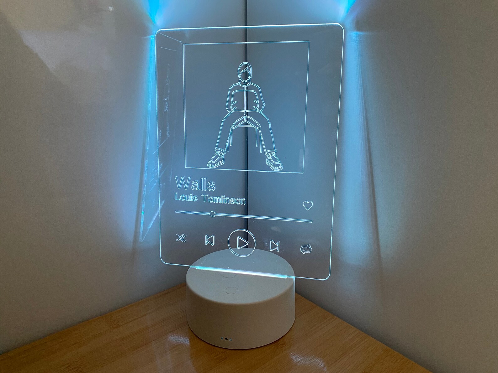 Playlist Acrylic Engraved LED Sign - Etsy