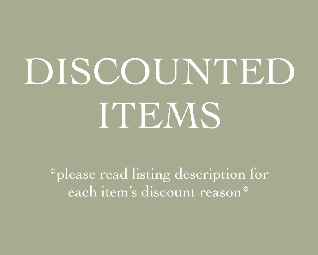 Discounted Items 1 - Etsy