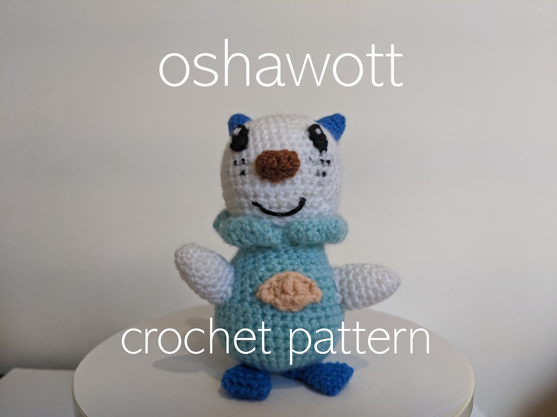 Oshawott Crochet Pattern PDF, Pokémon - Etsy UK