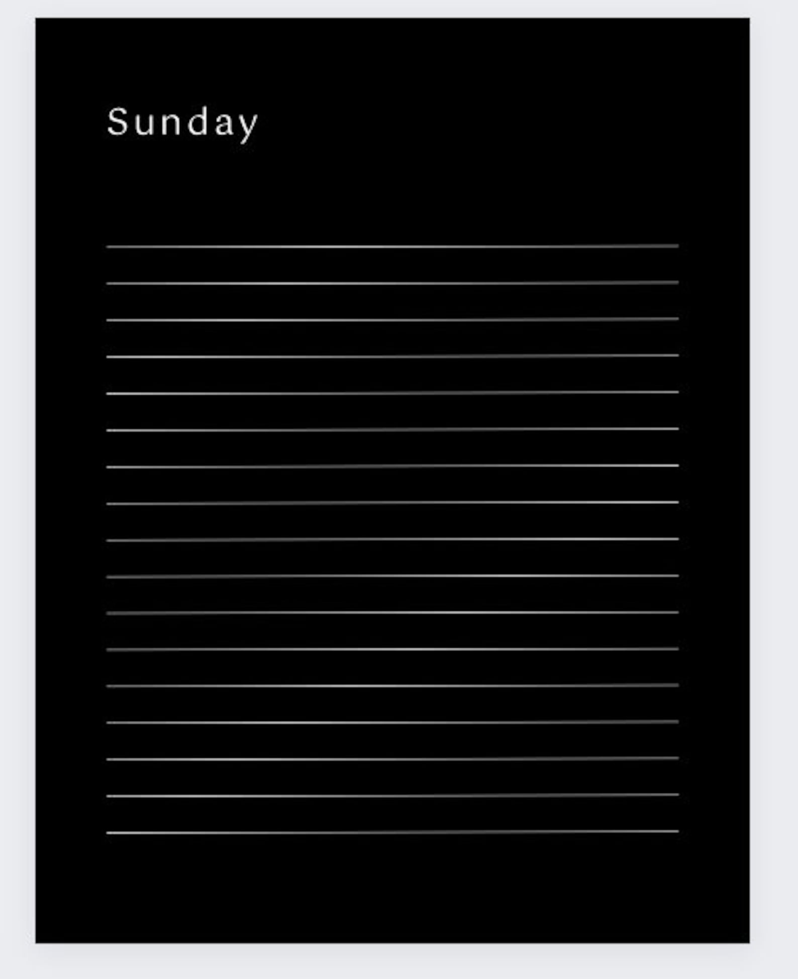 Basic Black and White Journal (black Background) - Etsy