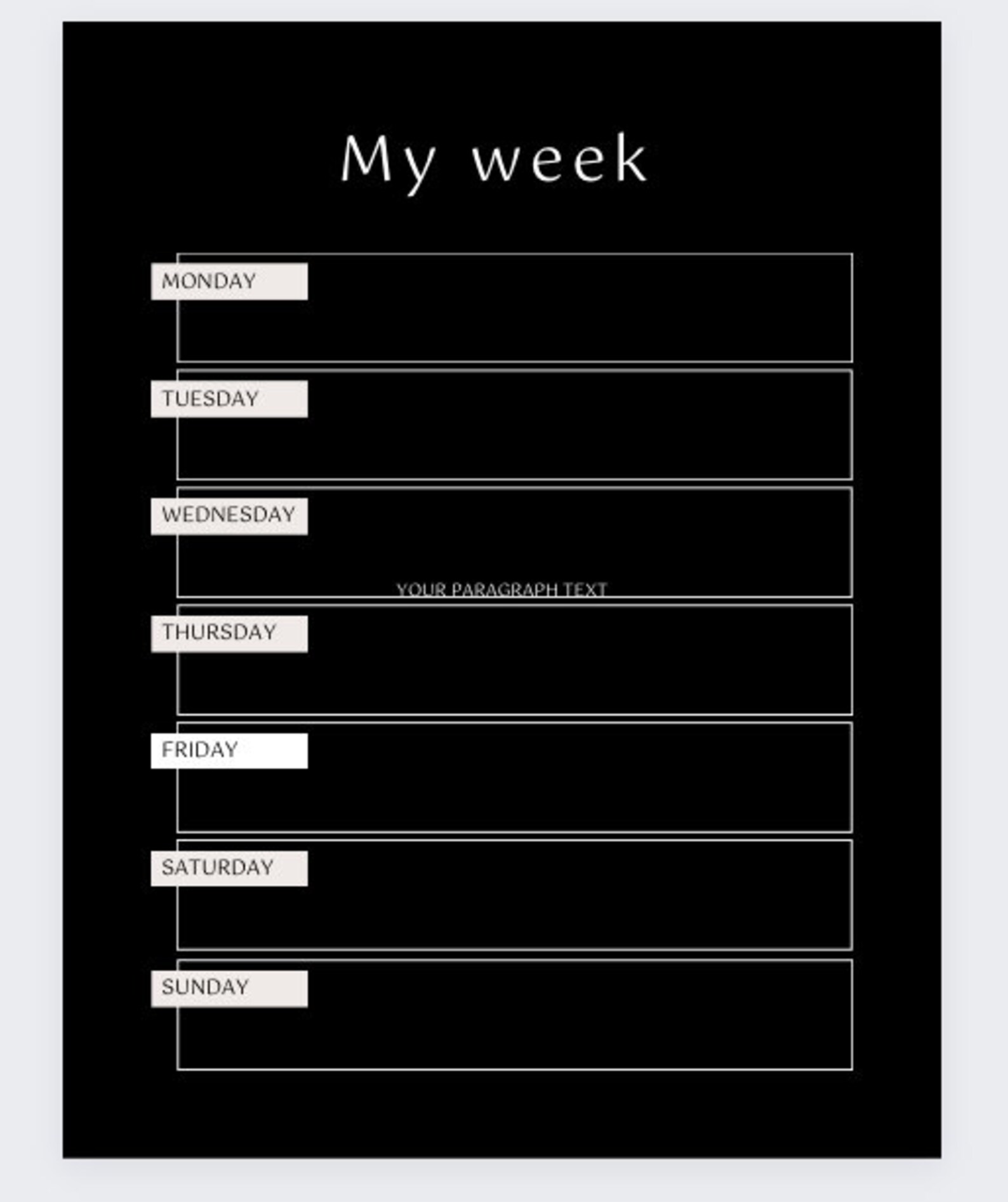 Basic Black and White Journal (black Background) - Etsy