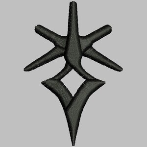 Final Fantasy XIV Dark Knight Soul Crystal Logo Embroidery Pattern ...