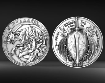 Chocobo Sam Inspired Coin Cosplay Prop Final Fantasy VII Remake - Etsy