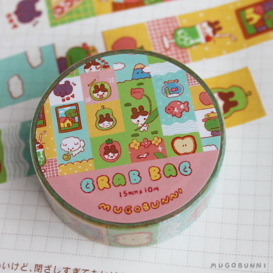 Grab Bag Mugobunni Washi Tape Masking Tape Deco for Journals, Diaries ...