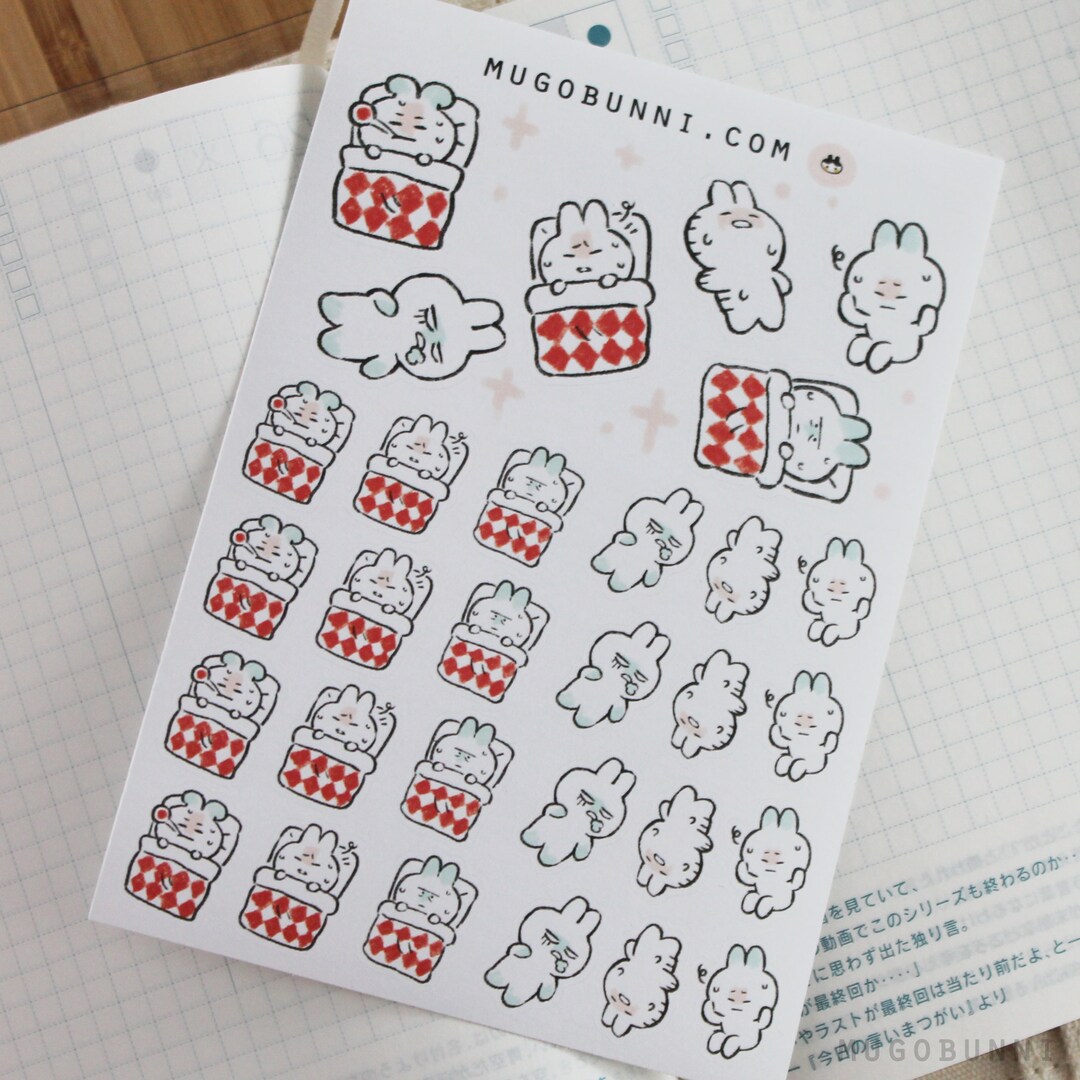 Sick Day Planner Sticker Sheet Decorate Journal Planner Agendas Dairies ...