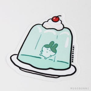 Stuck in Jello Waterproof Weatherproof Clear Sticker - Etsy