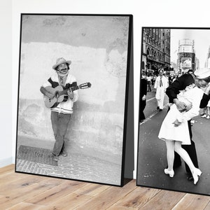 V-J Day Kiss Poster, V-J Day Kiss Photo Vintage Photography, V-J Day ...