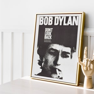 Bob Dylan Poster, Dont Look Back, Bob Dylan Vintage Photography ...