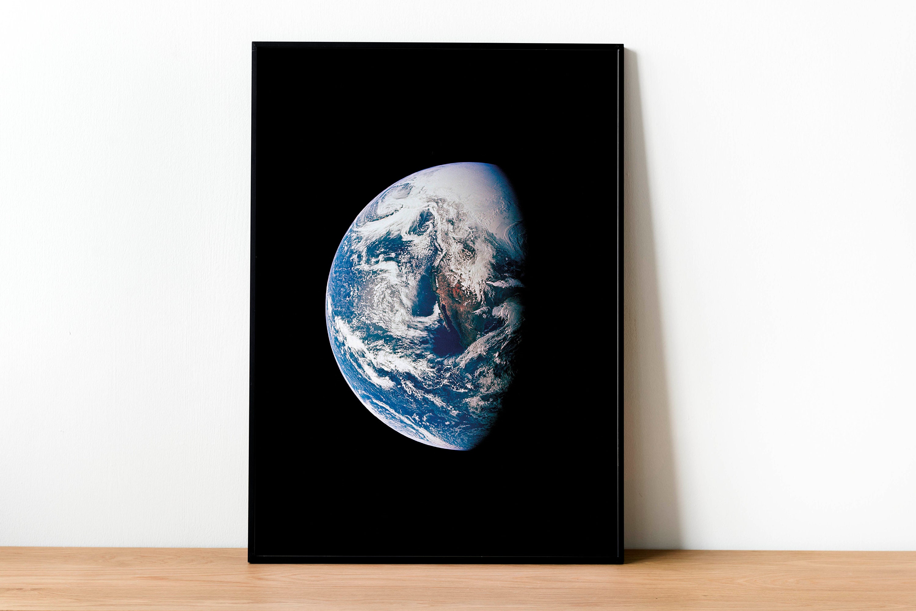 Planet Earth Print, NASA Earth Art Photography, Planet Earth Poster ...