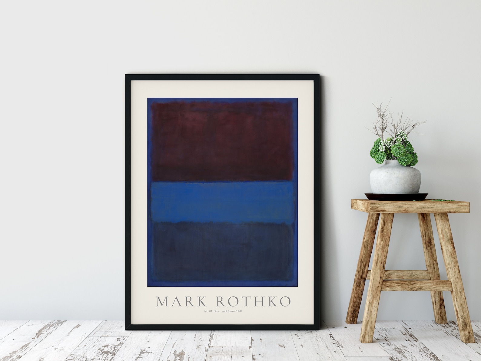 Mark Rothko, No 61, Rust and Blue, Exhibition Poster, Untitled Print ...
