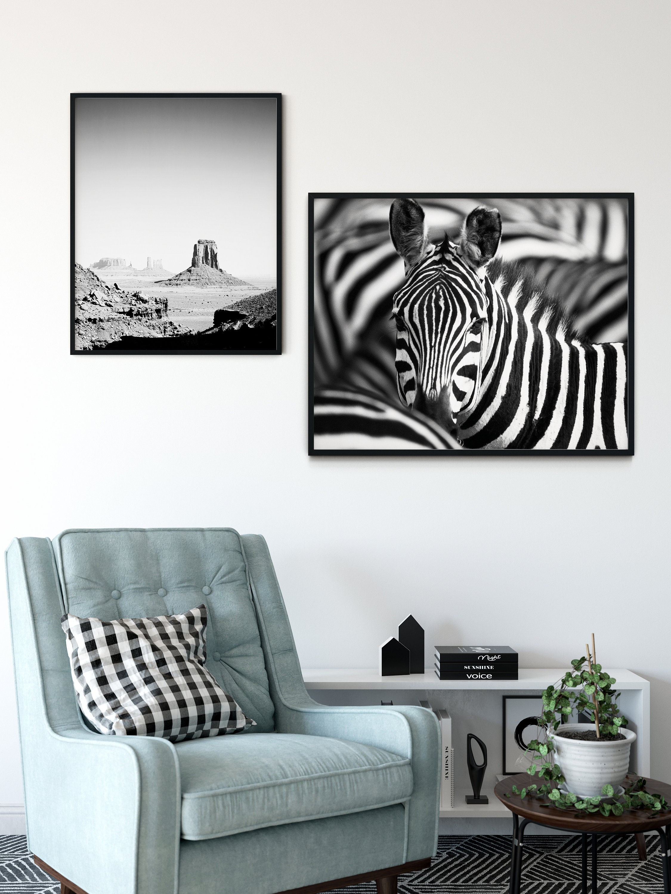 Zebra Print Zebra Photo Zebra Poster Zebra Fine Art - Etsy
