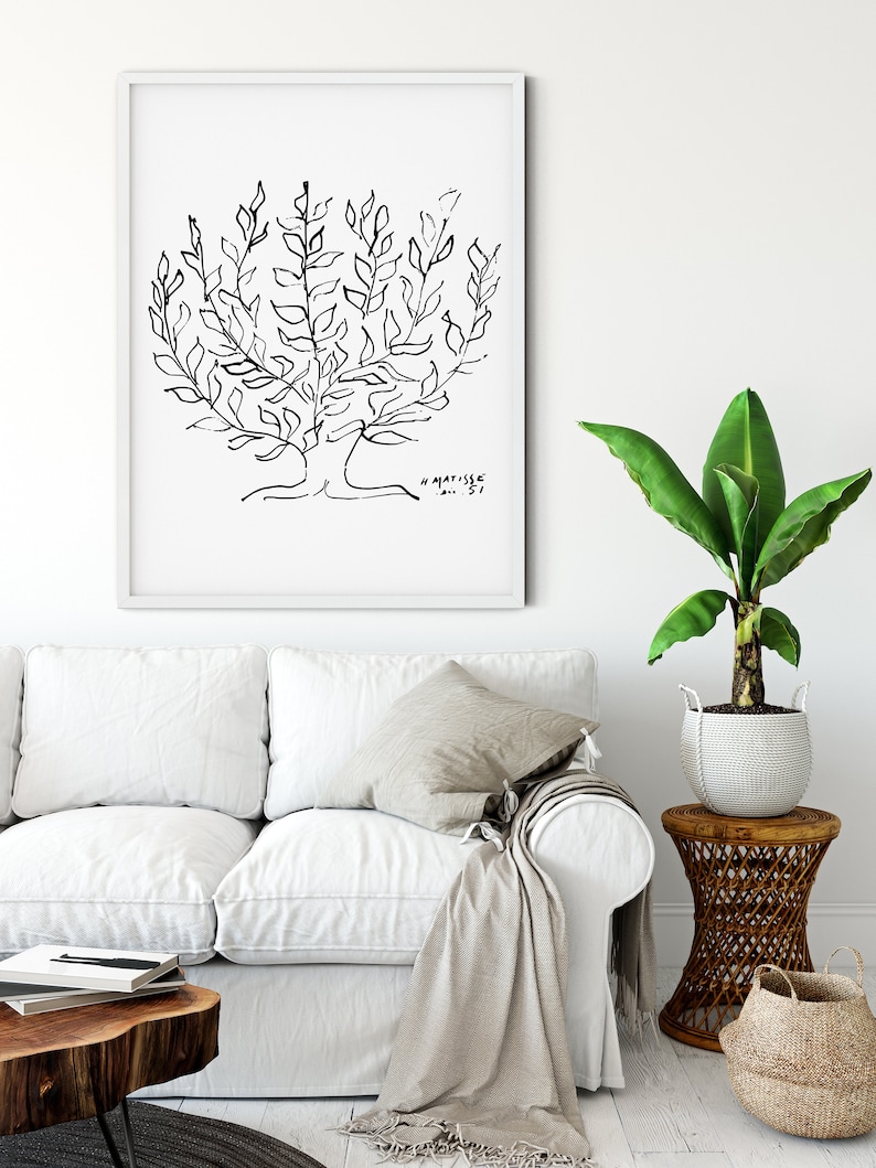 Matisse Print, La Platane, the Plain Tree 1951, Serigraph, Henri ...