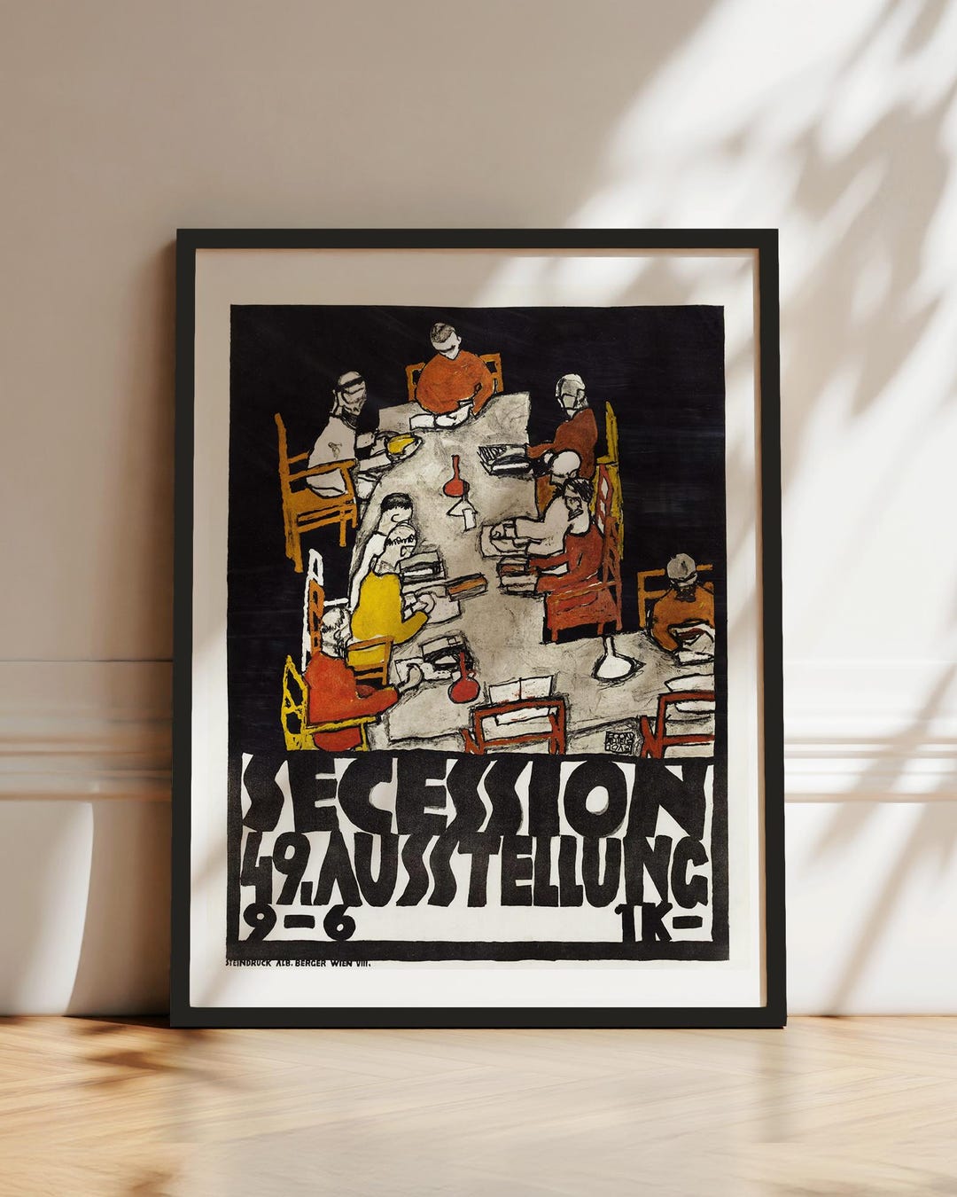 Egon Schiele Secession Exhibition Poster, Modern Art (digital Download ...