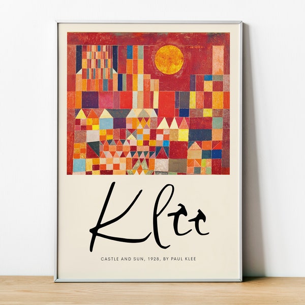 Paul Klee Castle and Sun - Etsy
