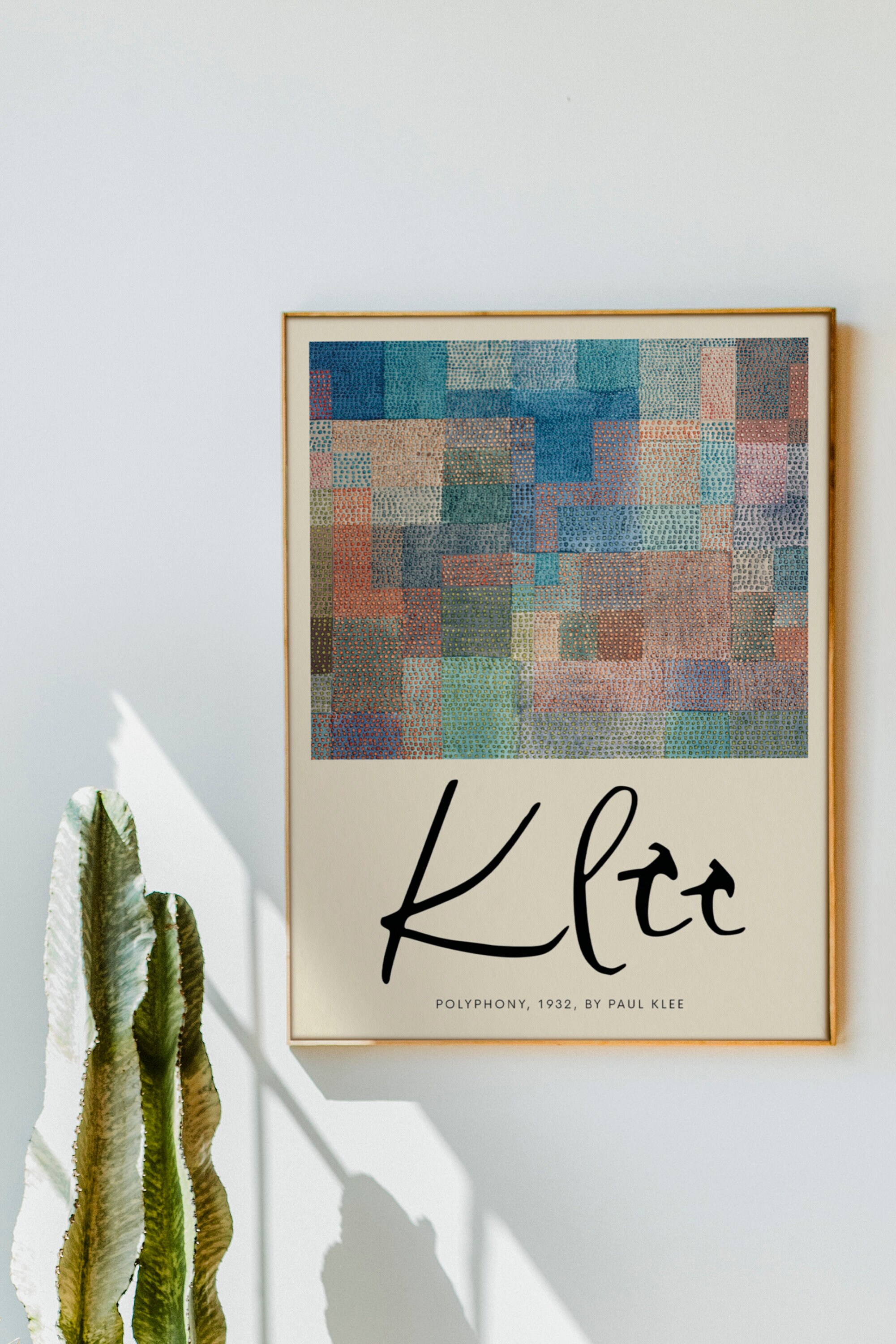 Paul Klee Polyphony Exhibition Poster, Abstract Wall Art (digital ...