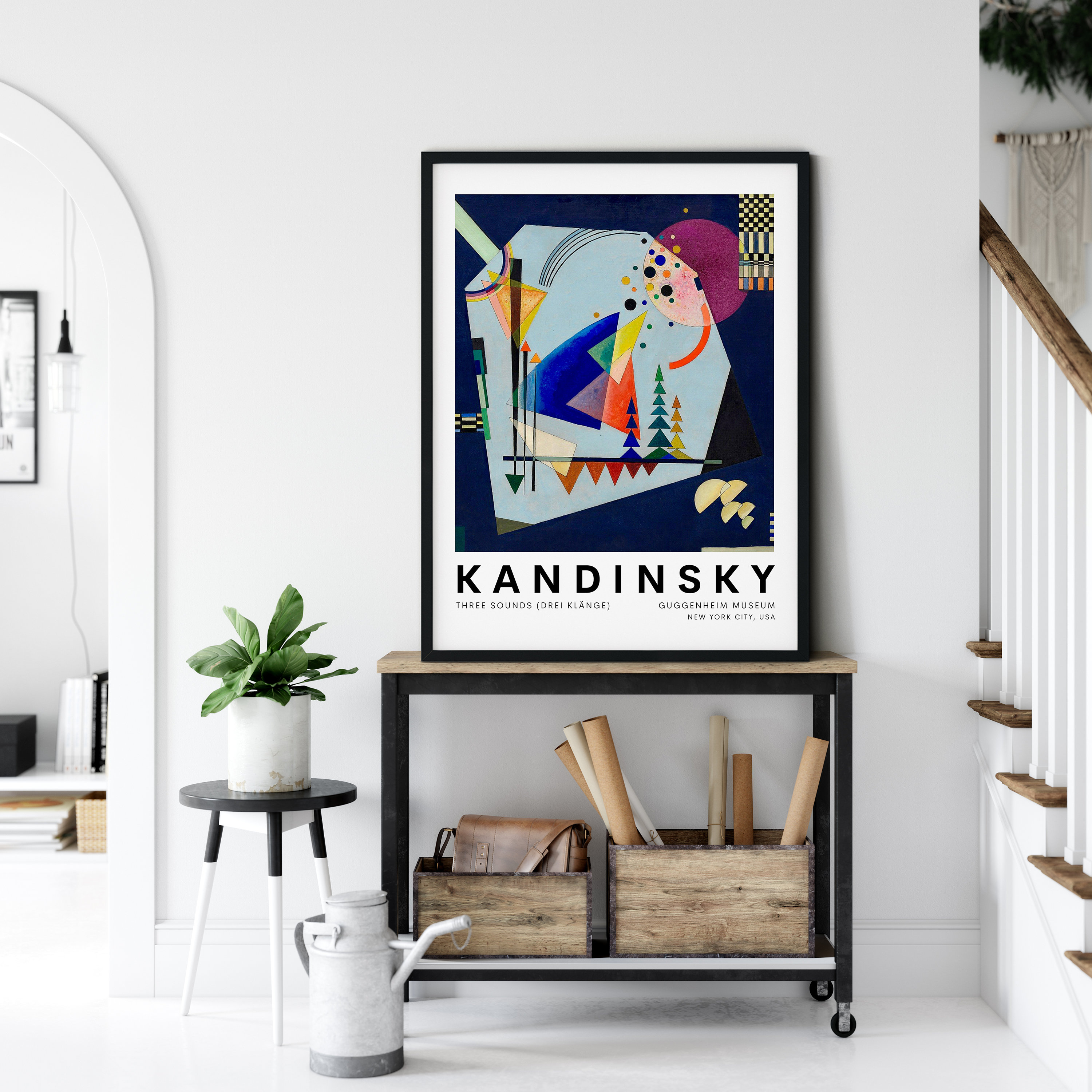 Kandinsky Three Sounds Wassily Kandinsky Exhibition Poster | Etsy