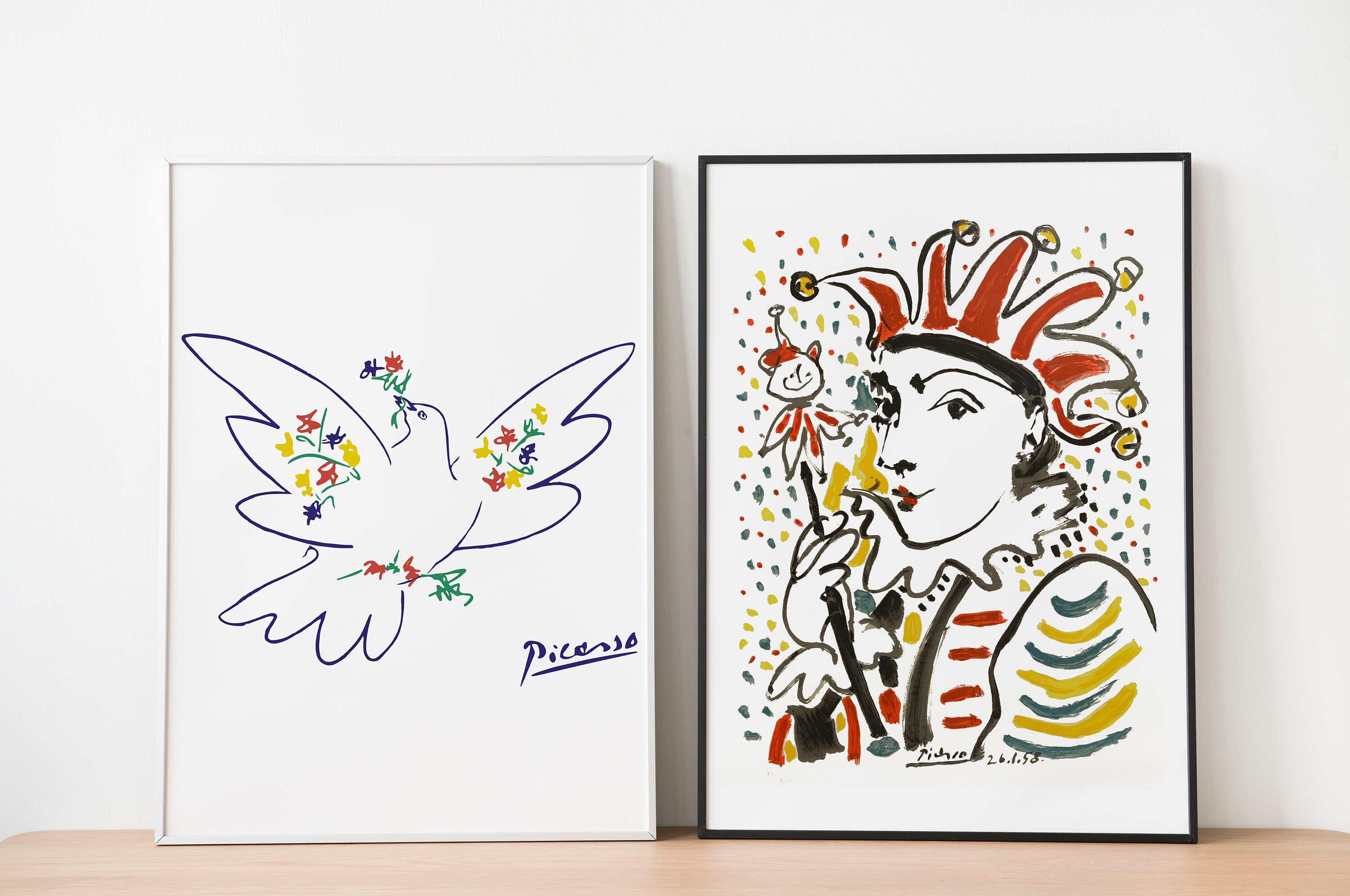 Pablo Picasso Dove of Peace Print Minimalist Picasso Print | Etsy