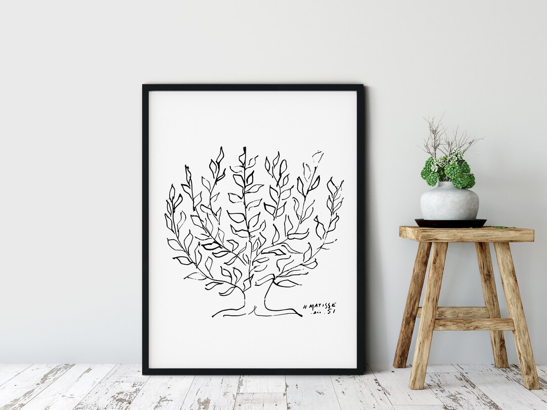 Matisse Print, La Platane, the Plain Tree 1951, Serigraph, Henri ...