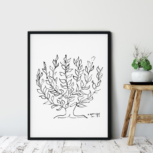 Matisse Print La Platane the Plain Tree 1951 Serigraph - Etsy
