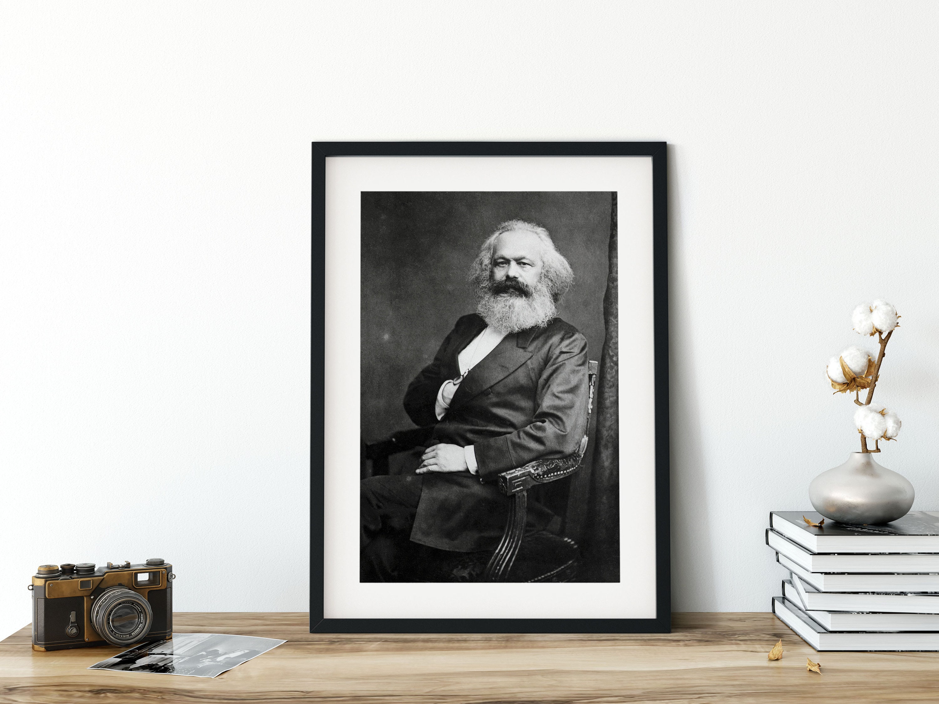 Karl Marx Print, Karl Marx Vintage Photography, Karl Marx Poster ...