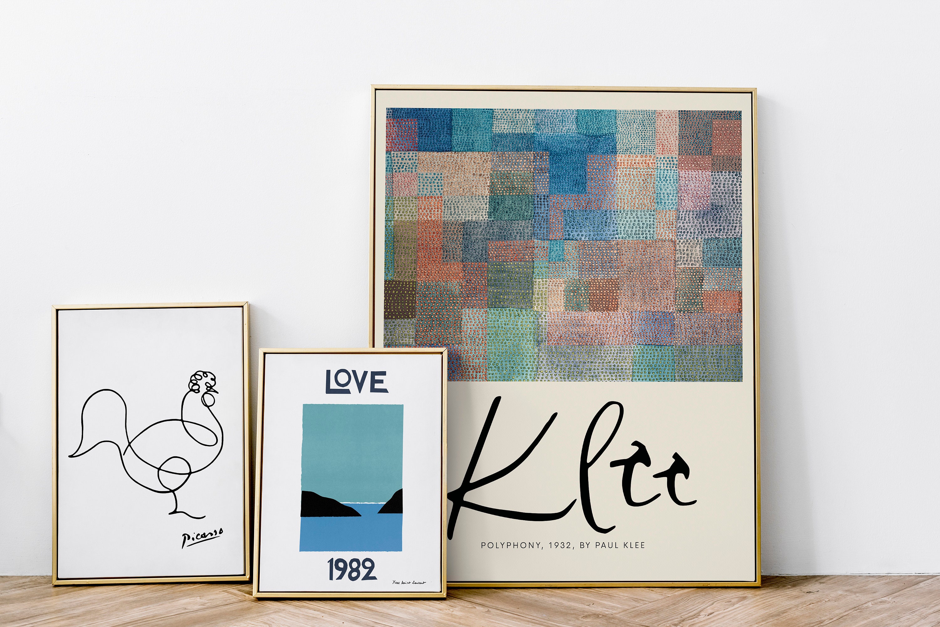 Paul Klee Exhibition Poster Polyphony 1932 Gallery Quality | Etsy