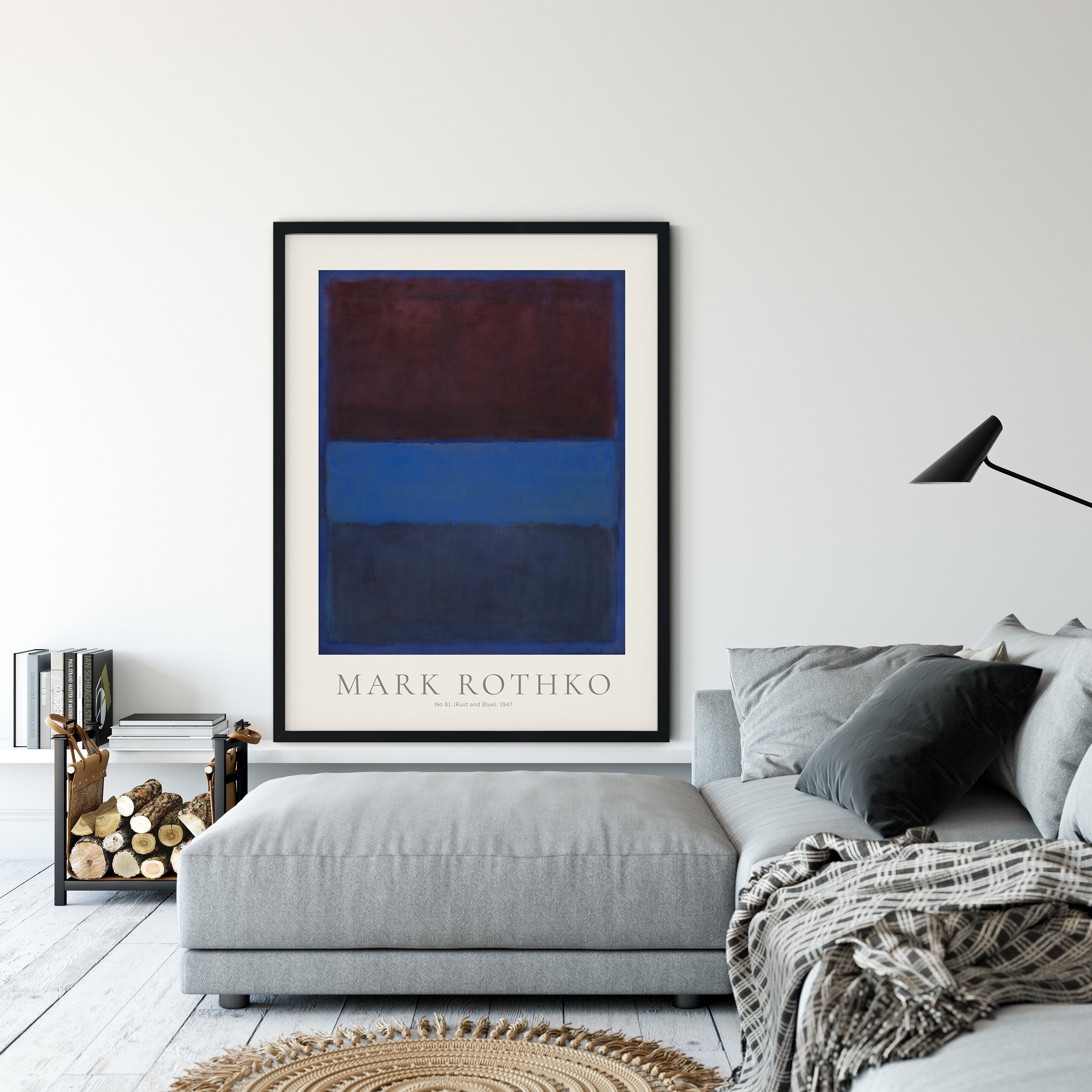 Mark Rothko No 61 Rust and Blue Exhibition Poster Untitled - Etsy UK