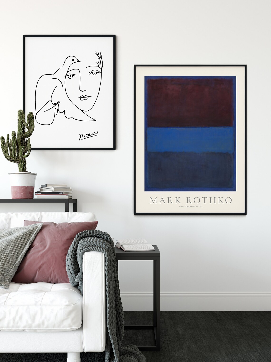 Mark Rothko No 61 Rust and Blue Exhibition Poster Untitled - Etsy UK